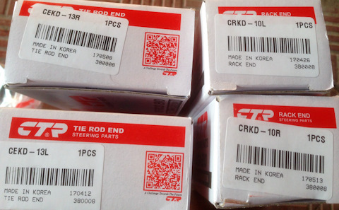 CRKD10L Рулевая тяга CTR | Запчасти на DRIVE2