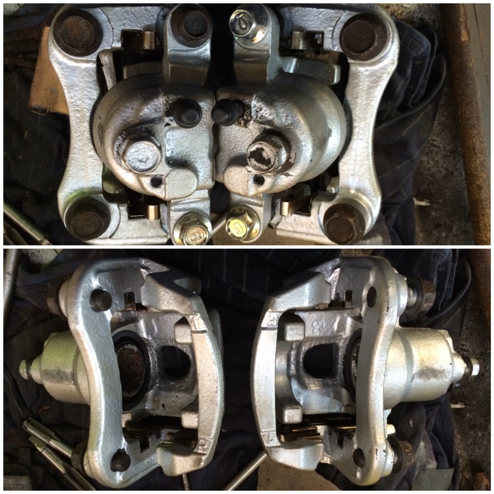 Ревизия задних суппортов, замена тормозных дисков и колодок. — Lexus RX ...