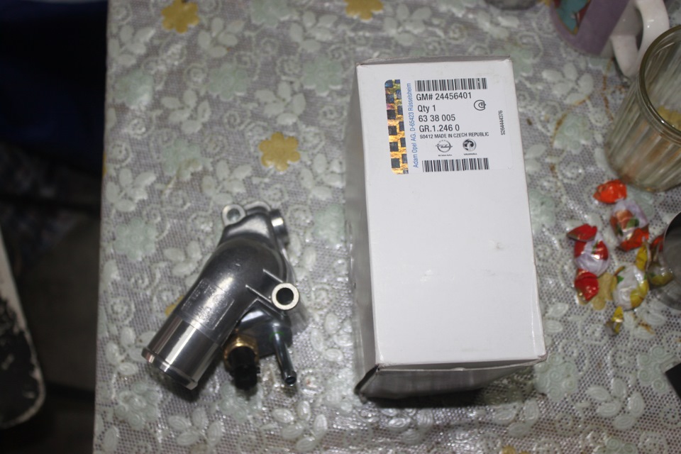 Замена термостата — Opel Astra H, 1,8 л, 2006 года | визит на сервис ...