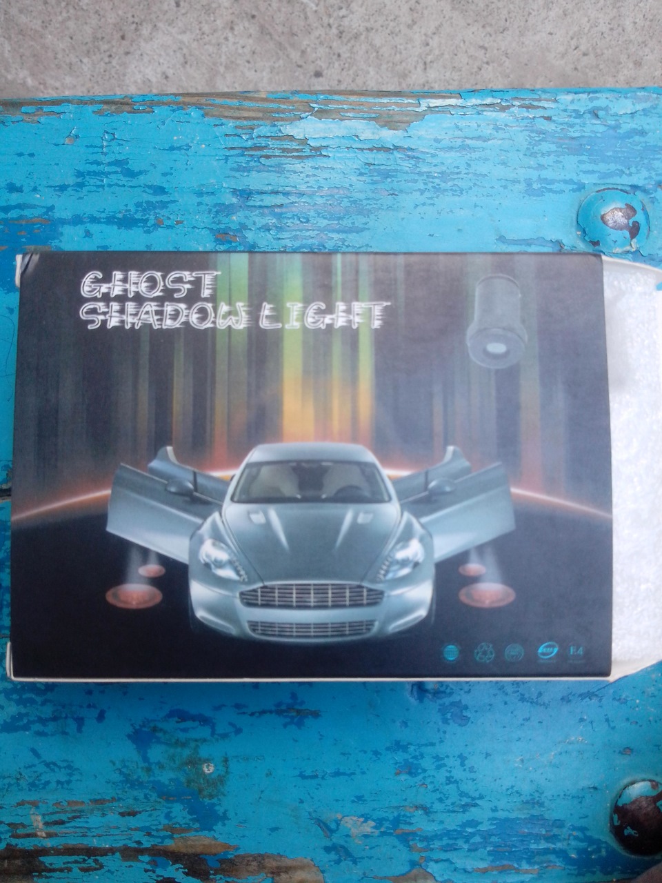 Подсветка дверей с логотипом Chevrolet — Chevrolet Lacetti Sedan, 1,6 л ...