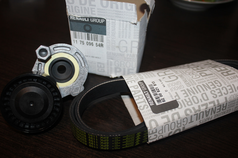 117509654R Ролик натяжителя ремня RENAULT | Запчасти на DRIVE2