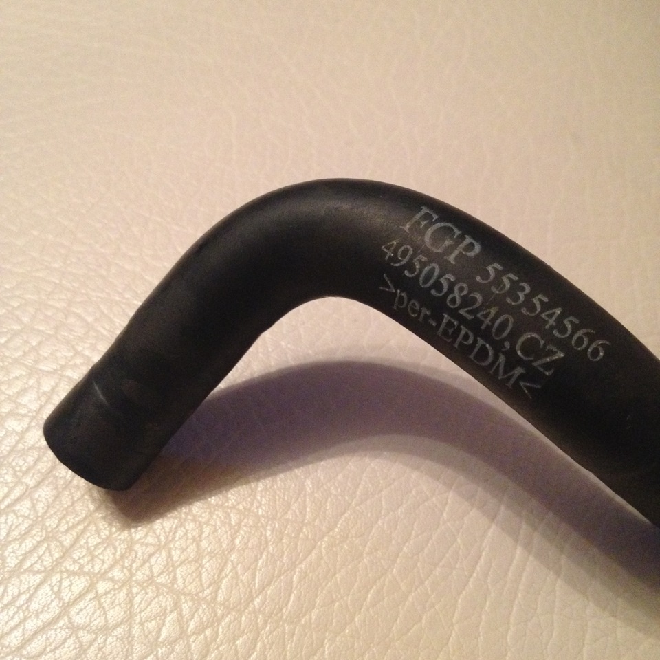 55354566 Трубка охлаждения дроссельной заслонки Круз, Орландо, Опель ...