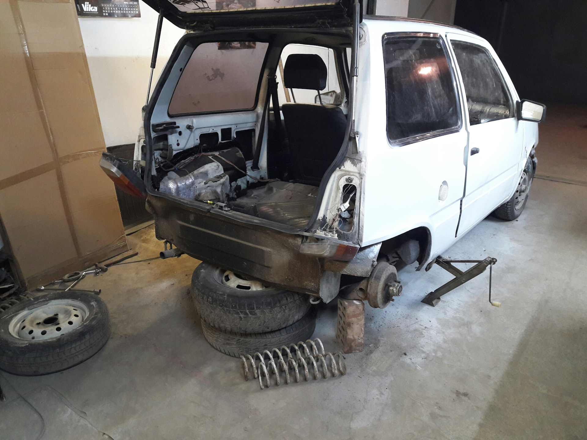 Ремонт ходовой — Lada 1111 Ока, 0,7 л, 1993 года | своими руками | DRIVE2