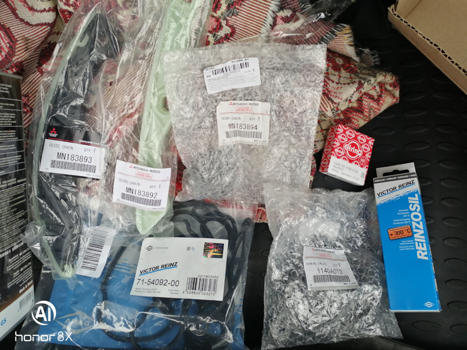 2.Замена цепи ГРМ — Mitsubishi Lancer X, 1,8 л, 2007 года | запчасти ...