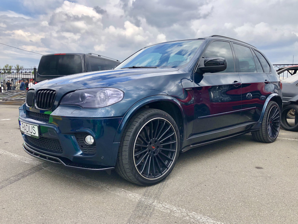 накладки maxton design X5 e70 M-pack рестайлинг — BMW X5 (E70), 3 л ...