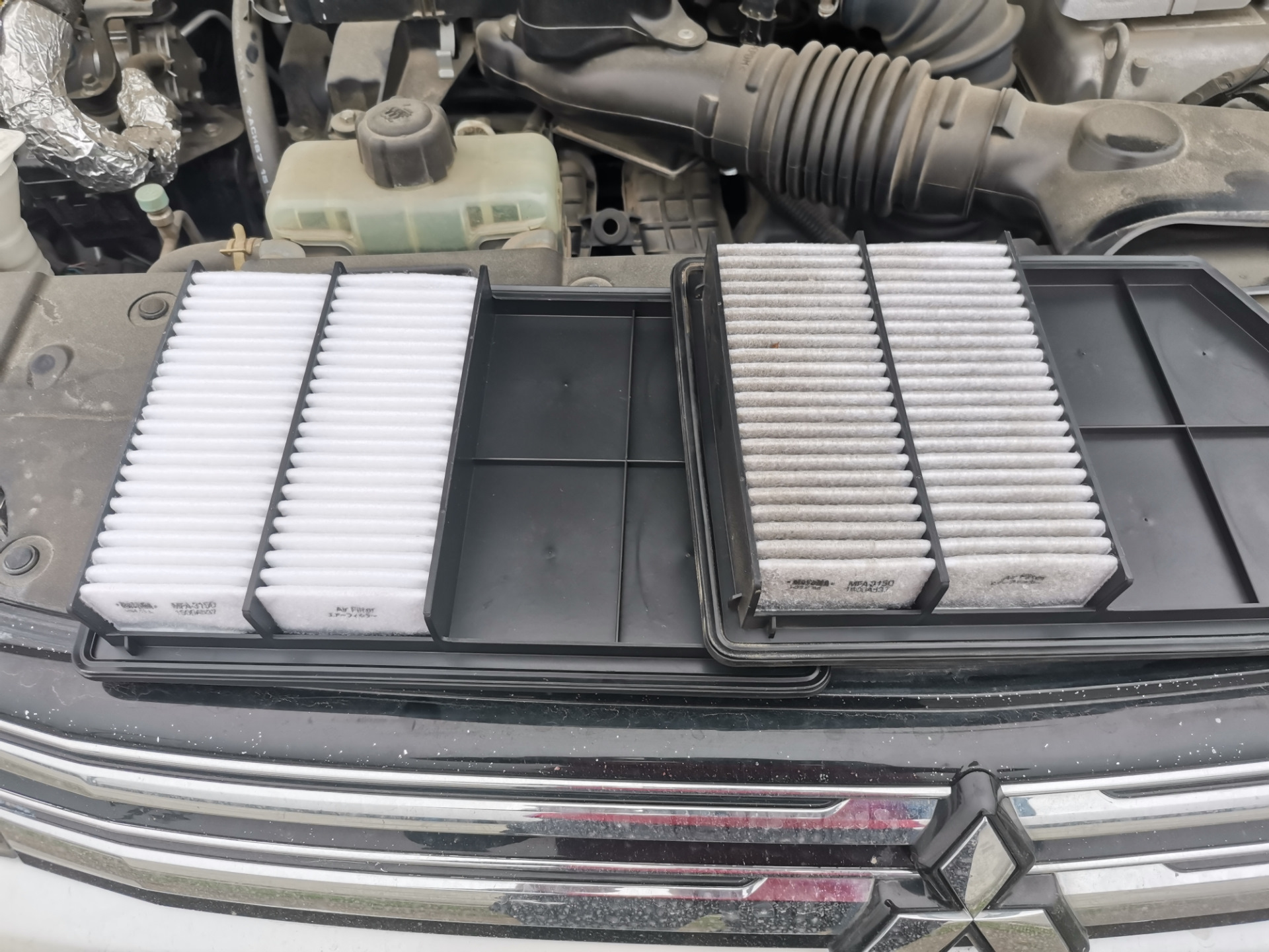 Фильтр воздушный💨 — Mitsubishi Outlander PHEV, 2 л, 2013 года ...