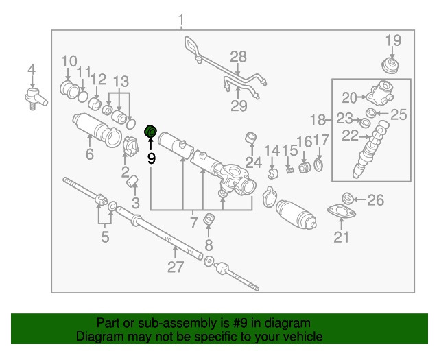 9031127006 Сальник рулевой рейки для Camry V 20 19 TOYOTA LEXUS ...