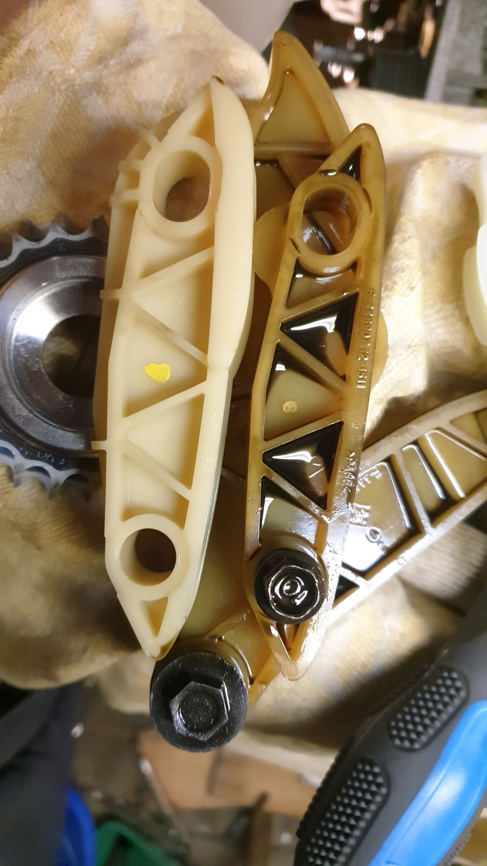 Полная замена комплекта ГРМ (цепи, звёзды, натяжители, успокоители ...