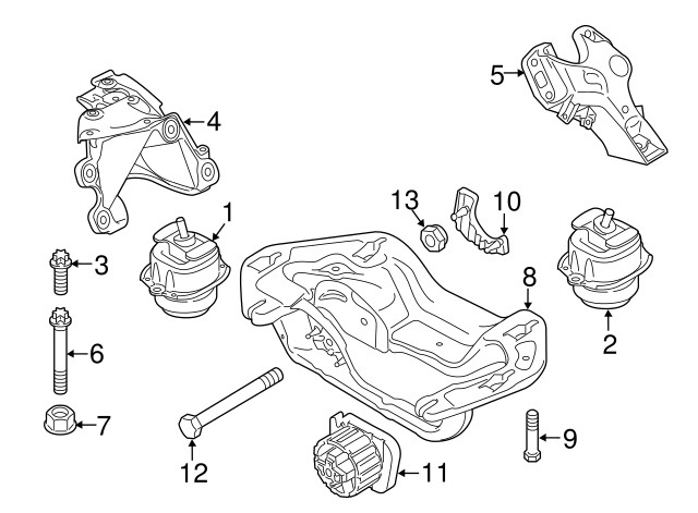 07119903836 Болт с шестигранной головкой BMW | Запчасти на DRIVE2