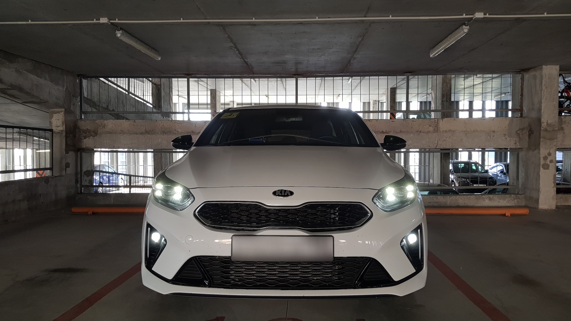 Передний бампер kia ceed cd, gt_line часть1 — KIA Ceed SW (3G), 1,4 л, 2019 года | стайлинг | DRIVE2