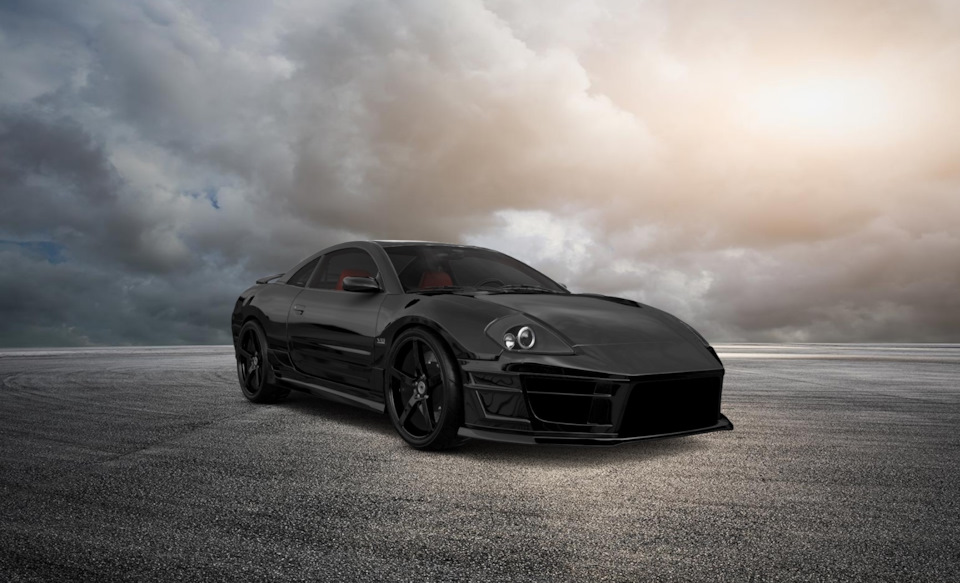 Завершенный вид Eclipse 3G 3.0 6G72 — Mitsubishi Eclipse (3G), 3 л ...