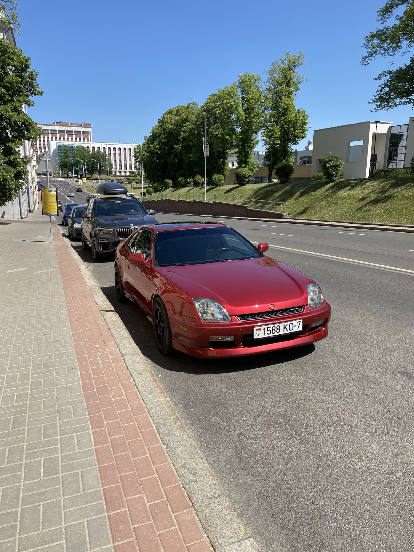 Новые пороги и губа. — Honda Prelude (BB5/BB6/BB7/BB8/BB9), 2,2 л, 2001 года | тюнинг | DRIVE2