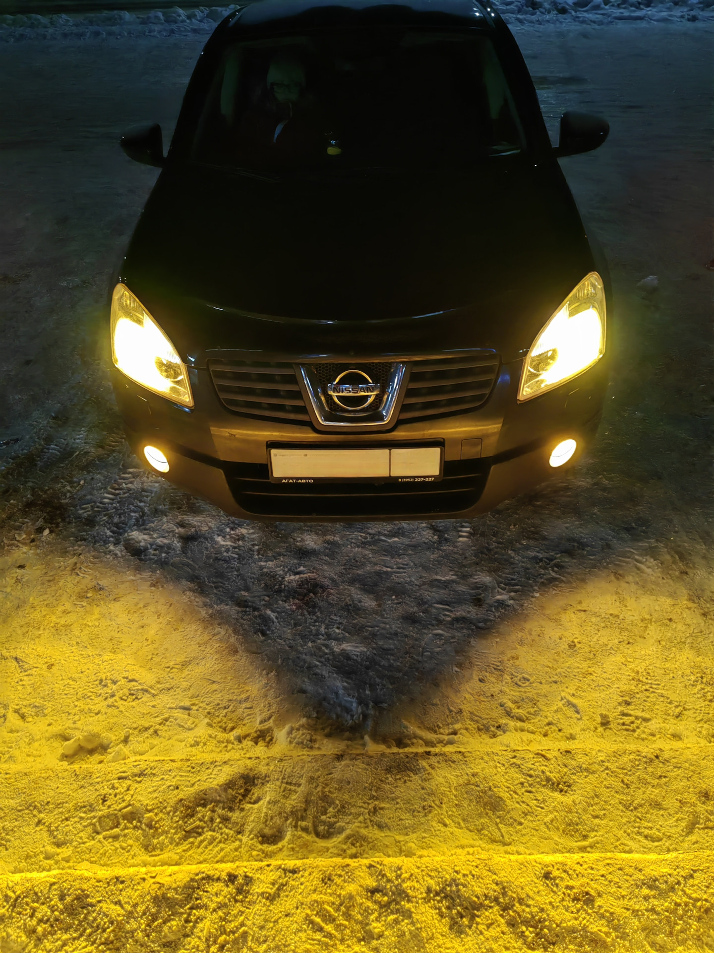 Лампы ближнего. — Nissan Qashqai (1G), 2 л, 2007 года | расходники | DRIVE2
