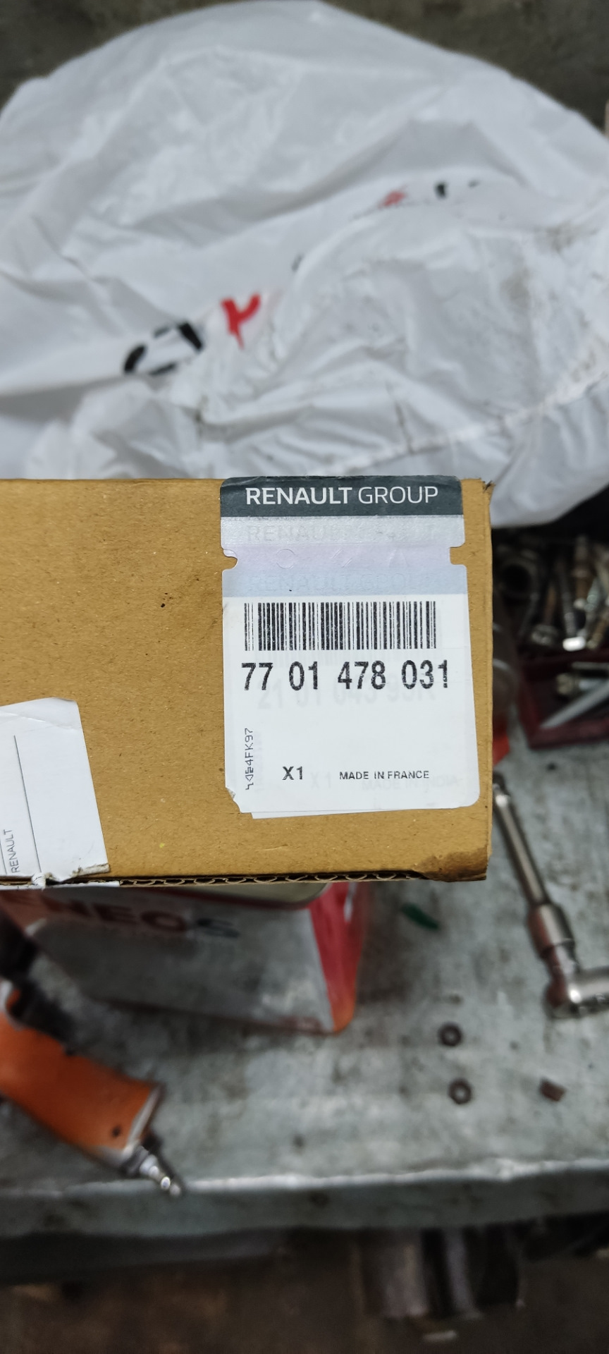 7701478031 Насос системы охл двигателя RENAULT | Запчасти на DRIVE2