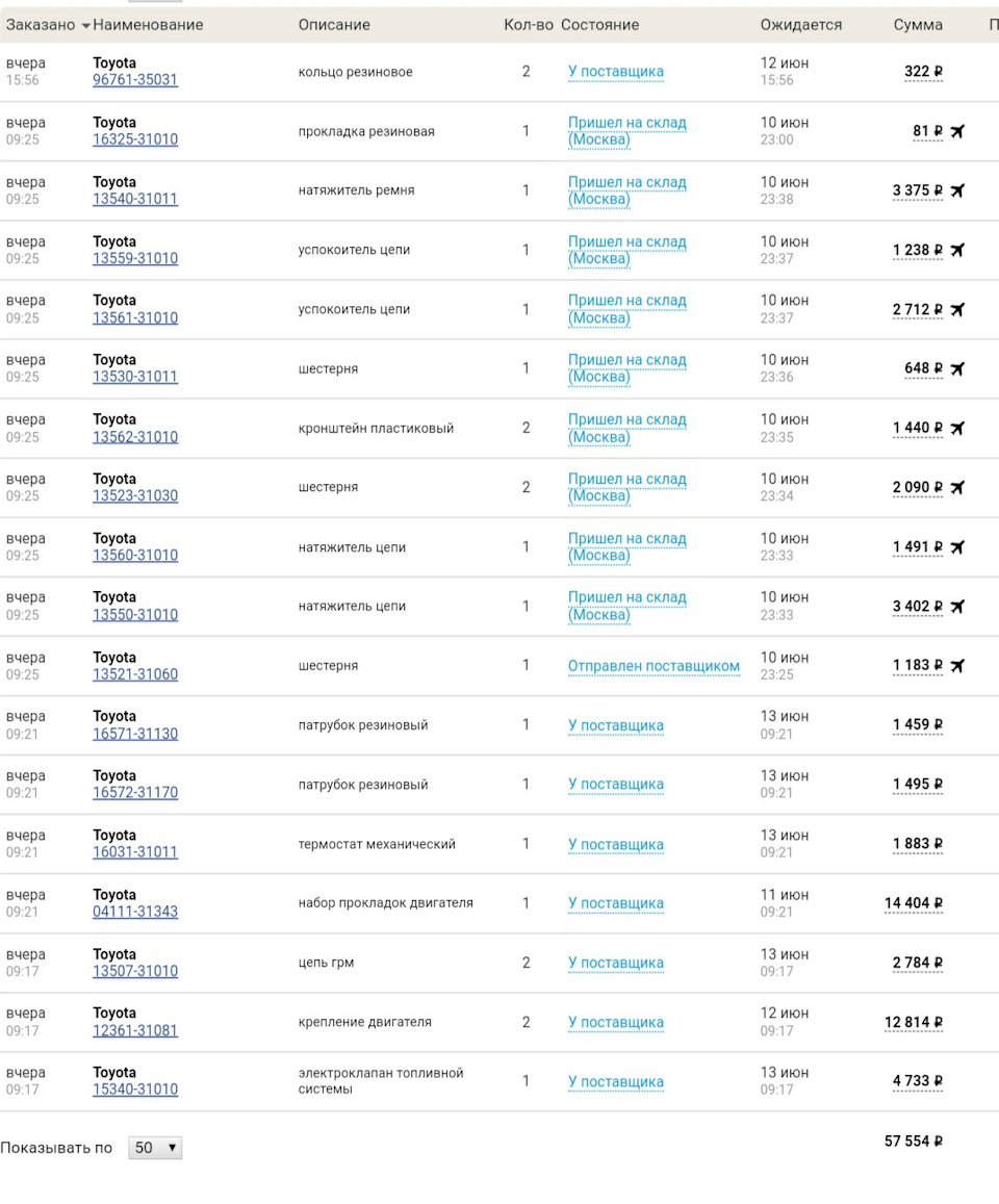 1603131011 Термостат OEM TOYOTA LEXUS | Запчасти на DRIVE2