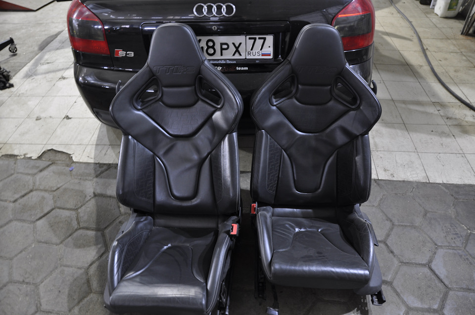 Установка сидений Recaro OEM Audi TTRS Ковши — Audi S3 (8L), 1,8 л ...