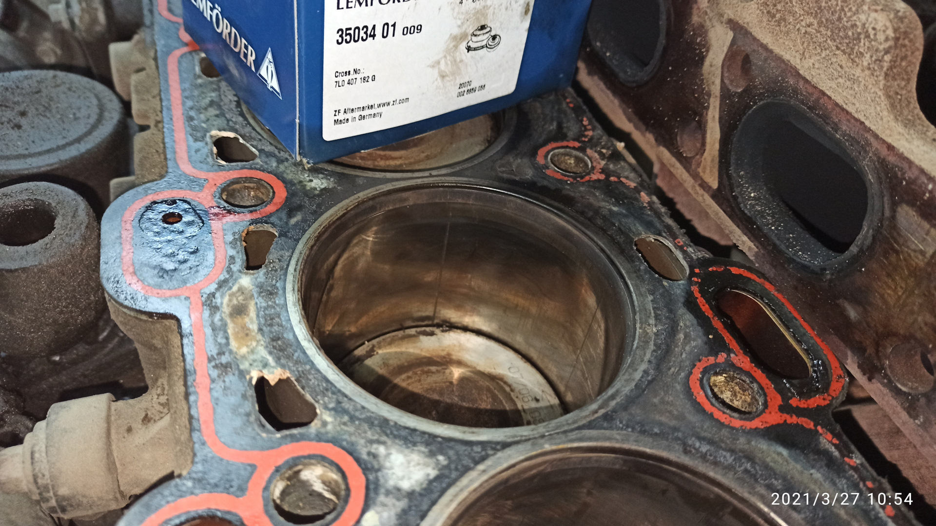 Замена мотора — Volvo V50, 2,4 л, 2008 года | визит на сервис | DRIVE2