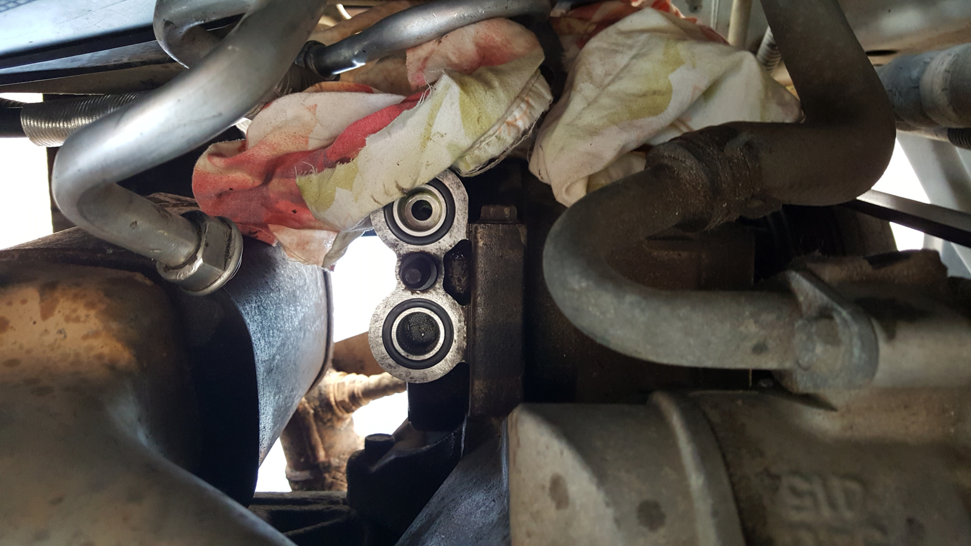 #36 Не опять, а снова. Кондей. — Chevrolet Aveo Sedan (1G), 1,4 л, 2007 ...