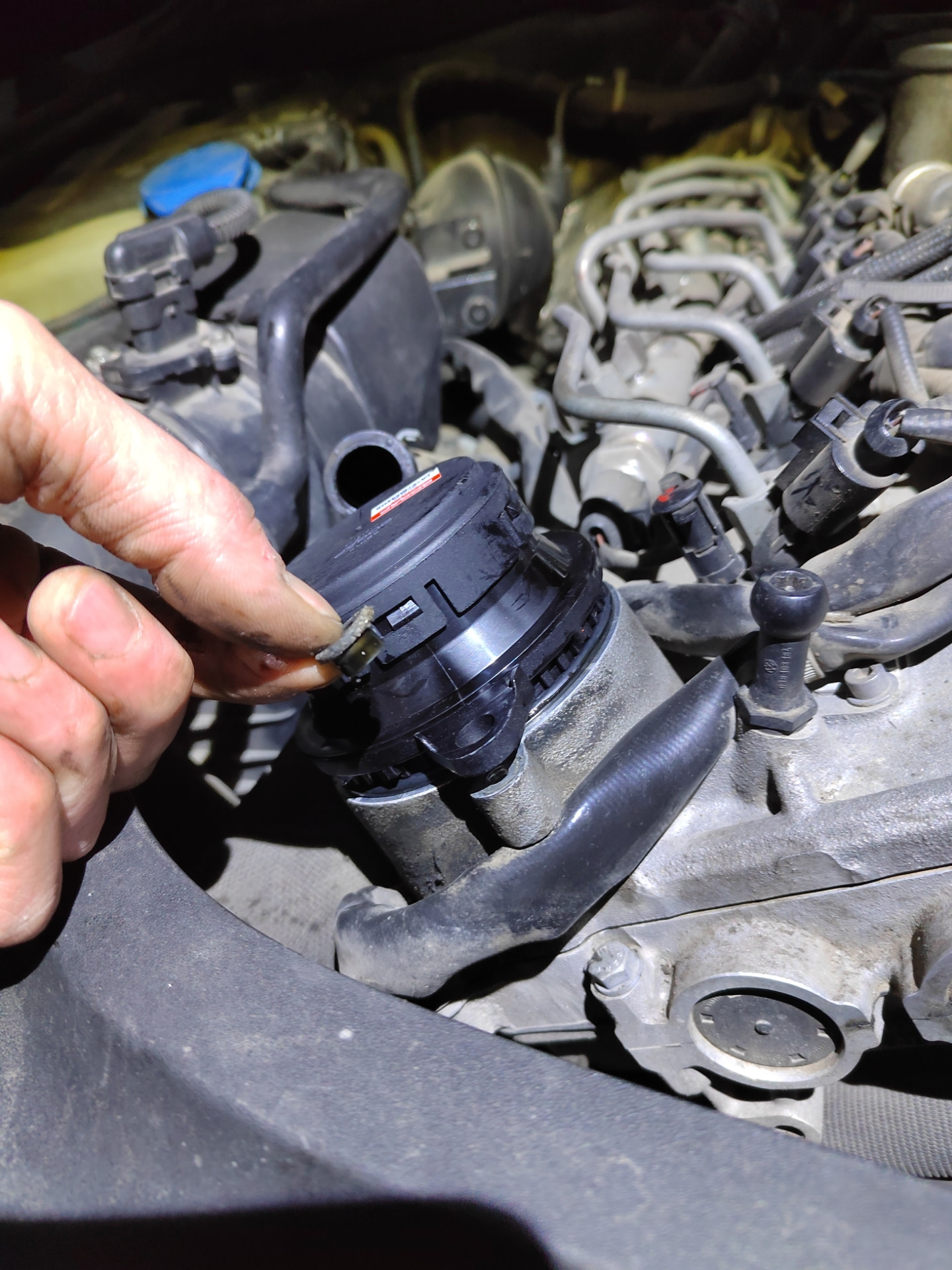 Замена КВКГ — Audi Q7 (1G), 5,9 л, 2010 года | плановое ТО | DRIVE2