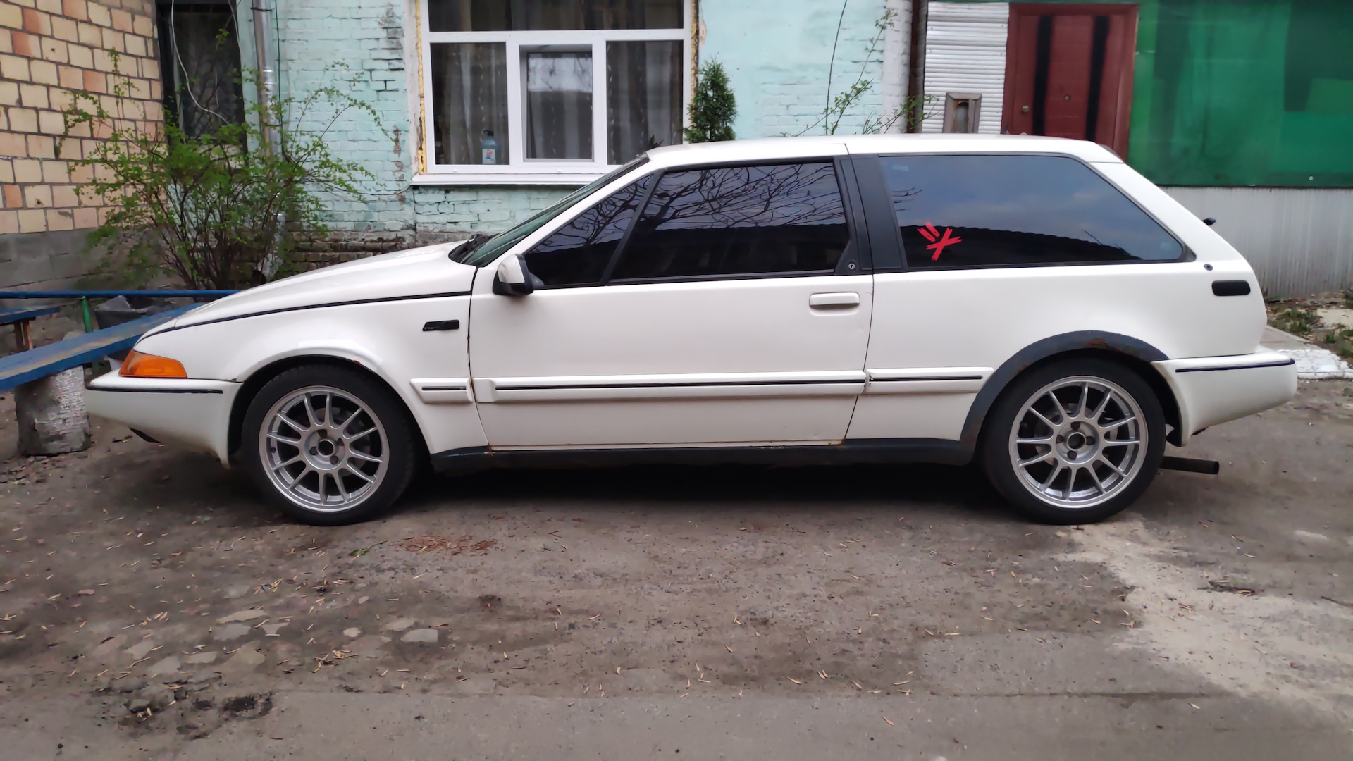 Занижение -40 — Volvo 480, 1,7 л, 1989 года | визит на сервис | DRIVE2