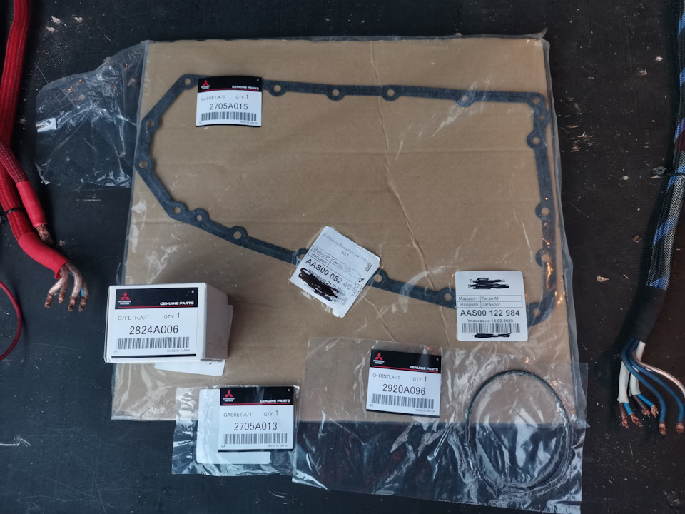 2я замена масла в CVT и рулевых наконечников — Mitsubishi Lancer X, 2,1 ...