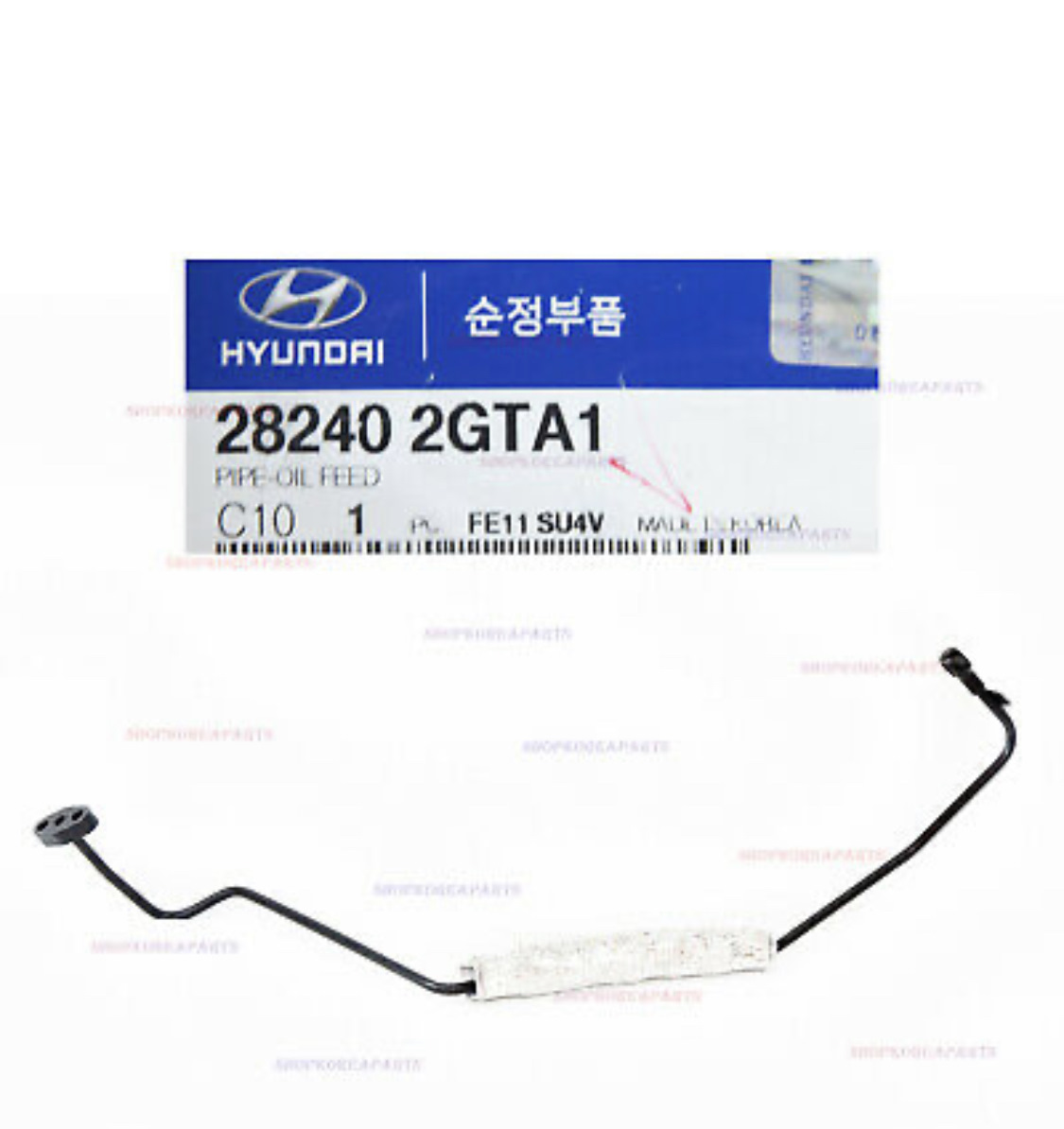 Замена масляной й (трубки) подачи масла в турбину 28240-2GTA1 — Hyundai ...