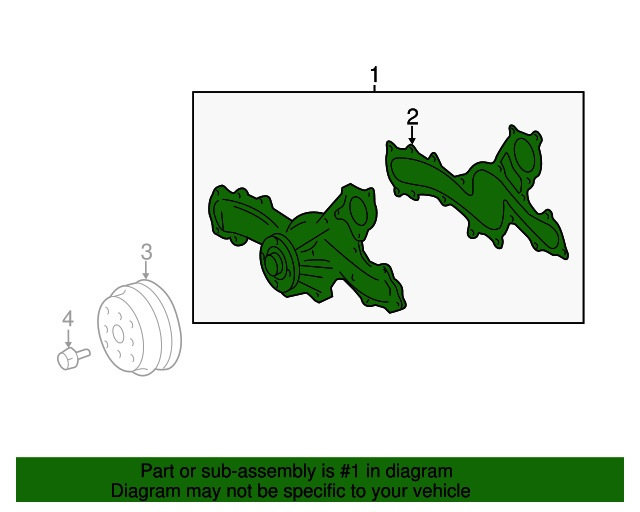 1610009690 Водяной насос, охлаждение двигателя TOYOTA LEXUS | Запчасти ...
