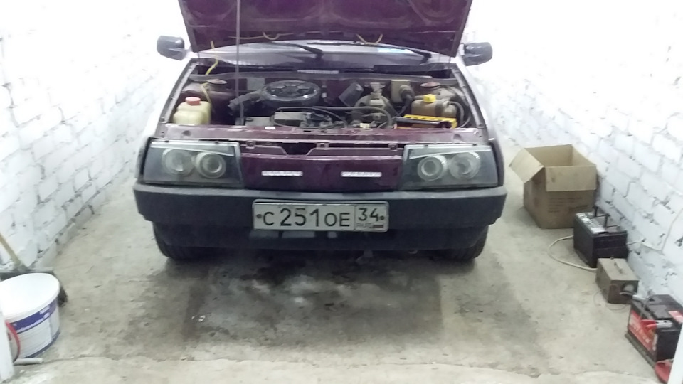 передние фары — Lada 21099, 1,5 л, 1999 года | тюнинг | DRIVE2