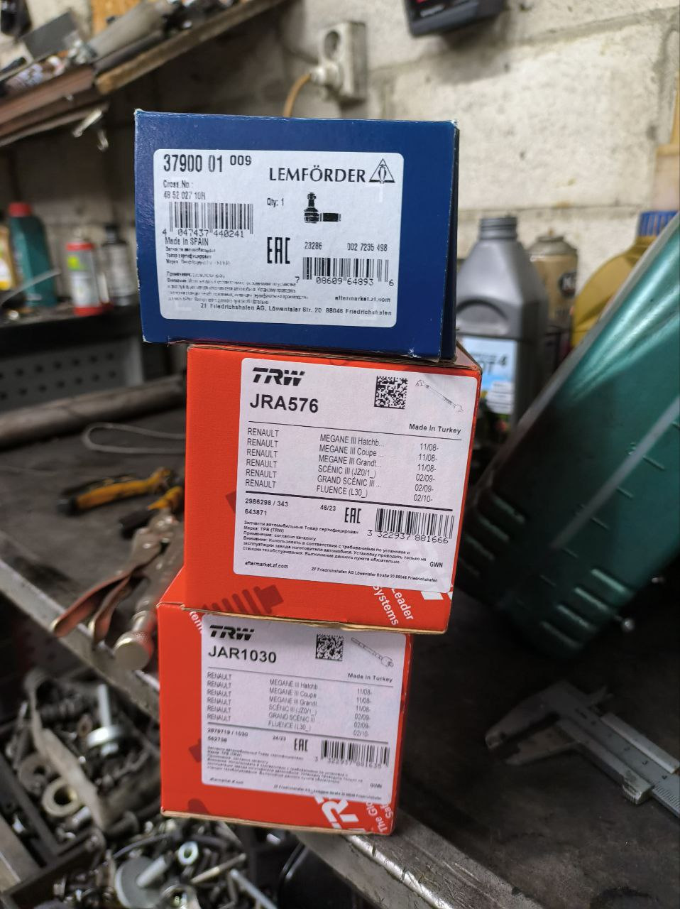 485202710R Наконечник рулевой л RENAULT | Запчасти на DRIVE2