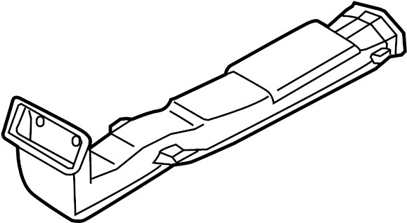 970203T000 Duct ASSY-RR A/VENT. DUCT ASSY-REAR A/VENT, NO.2 KIA HYUNDAI ...