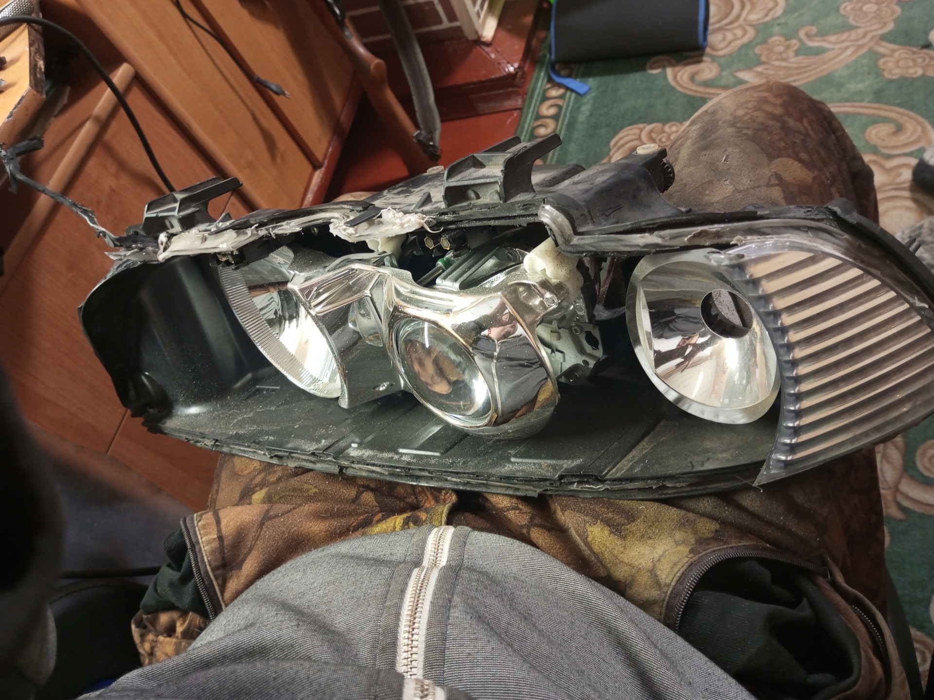 Светодиодные модули в фары. — BMW 5 series (E39), 2,5 л, 2000 года ...