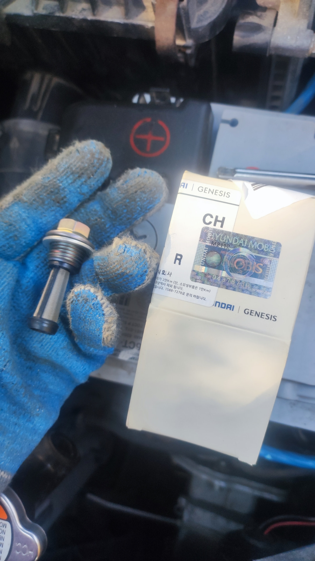 Фильтр OCV — KIA Ceed (1G), 1,6 л., 2008 года | запчасти | DRIVE2