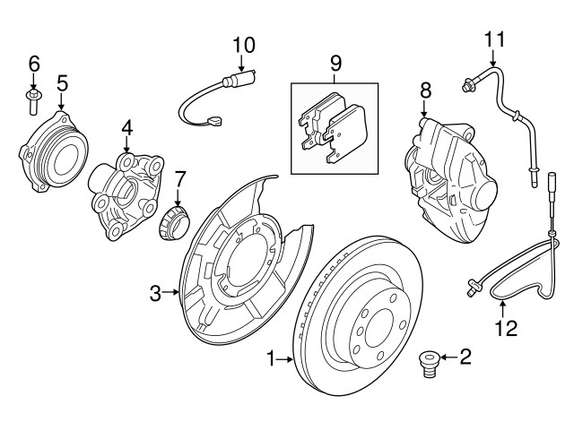 34217850465 Корпус суппорта тормозного механизма Л BMW | Запчасти на DRIVE2