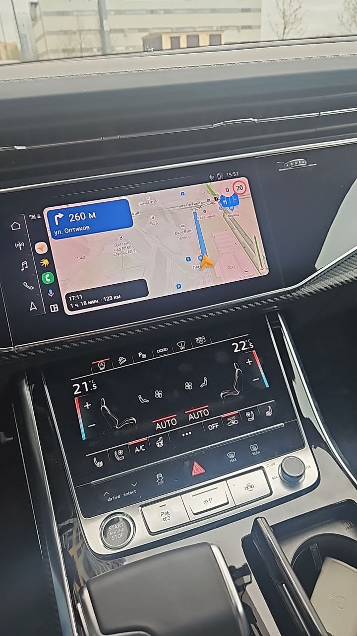 Android auto по-воздуху — Audi Q8, 3 л, 2021 года | электроника | DRIVE2