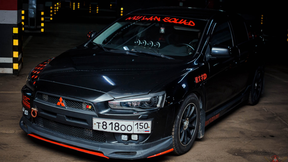 Mitsubishi Lancer X 1.7 бензиновый 2007 | Black Shark на DRIVE2