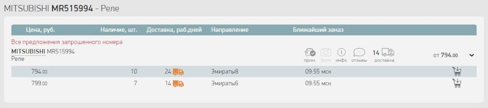 MR515994 Реле Mitsubishi | Запчасти на DRIVE2