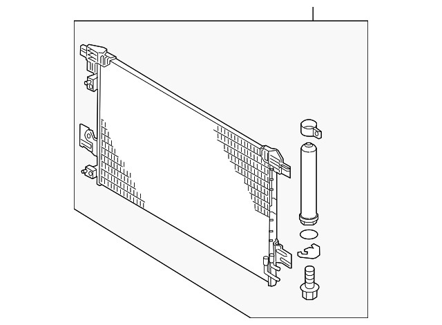 7812A030 РАДИАТОР КОНДИЦИОНЕРА ASX GA1W, DELICA D5 CV5W, GALANT FORTIS ...