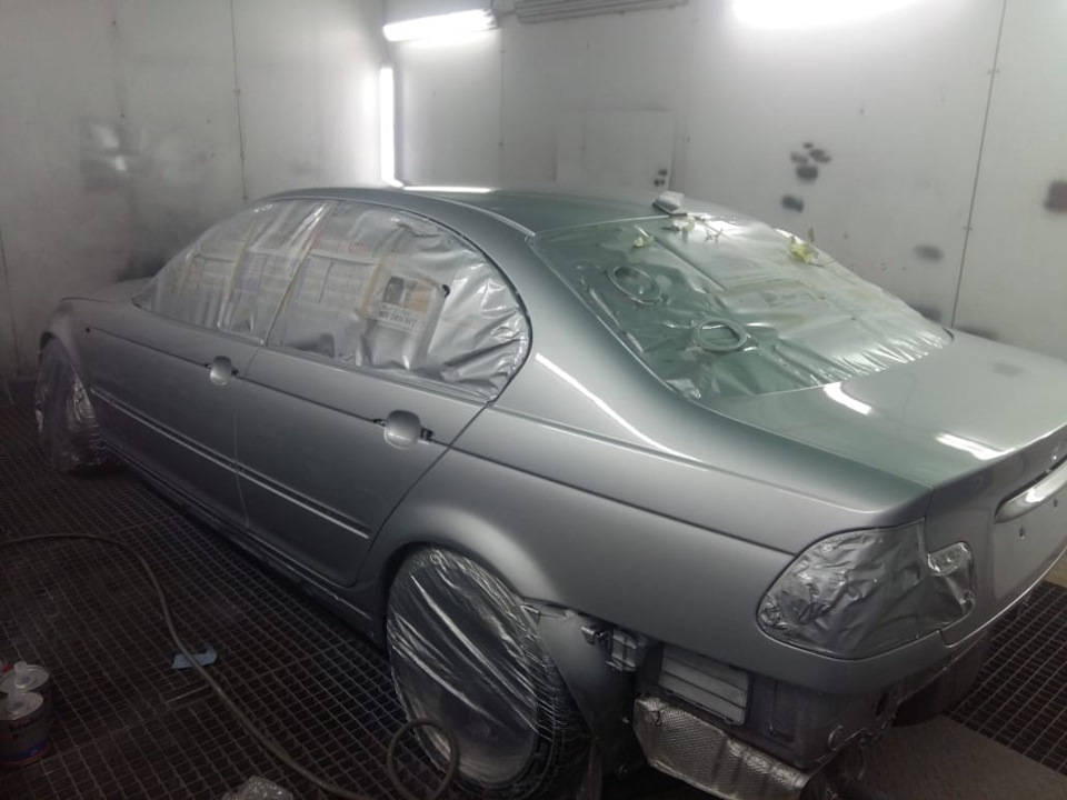 №24: Полный покрас авто. Часть 2. — BMW 3 series (E46), 2,2 л, 2004 ...