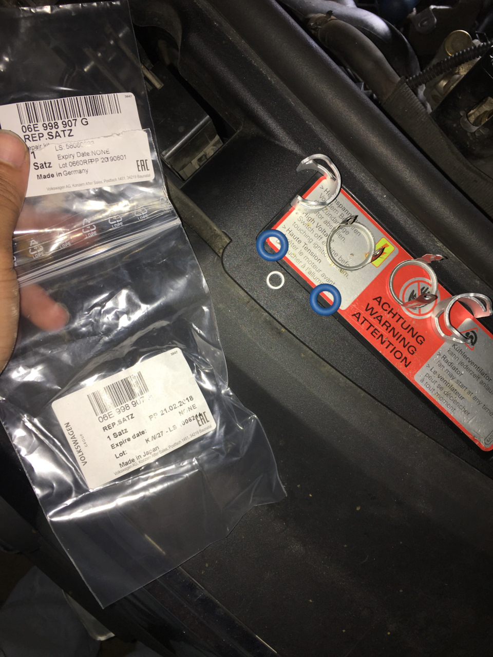 06E998907 Прокладки форсунки G VAG | Запчасти на DRIVE2