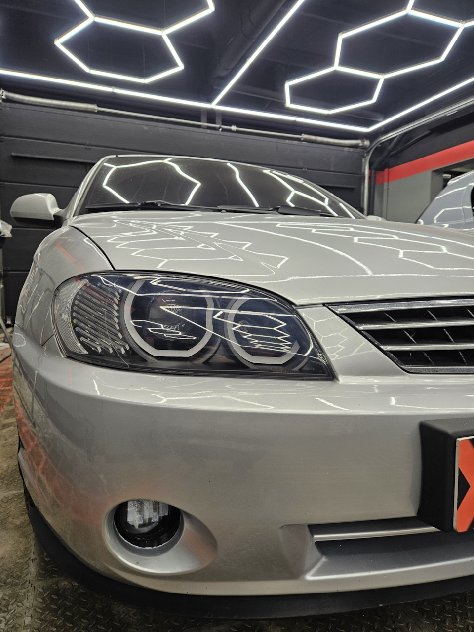 Установка линз Kia Spectra — DRIVE2