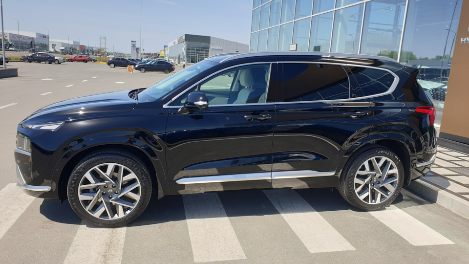 Hyundai Santa Fe (4G) 3.5 бензиновый 2021 | Black phantom на DRIVE2