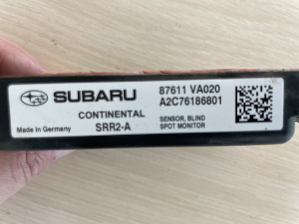 87611VA020 Датчик слепых зон SUBARU | Запчасти на DRIVE2