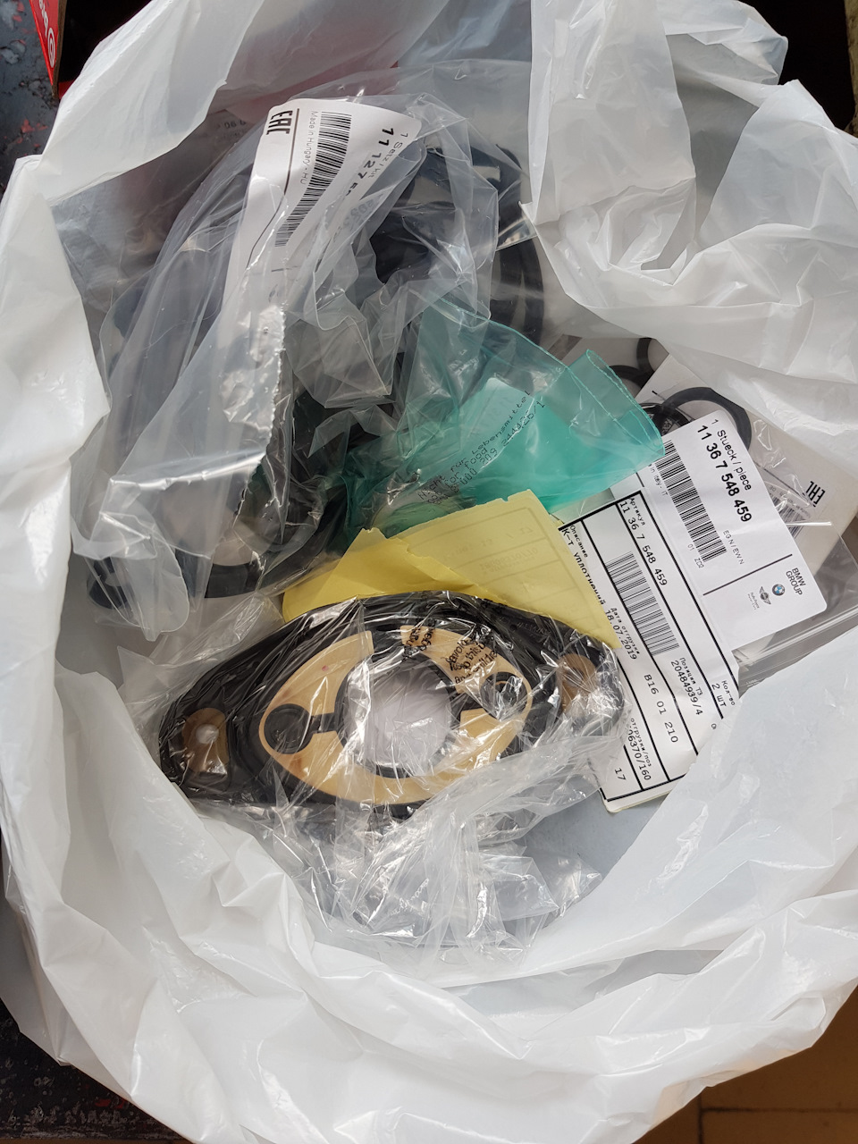 11367548459 Уплотнения электромагнитного клапана BMW | Запчасти на DRIVE2