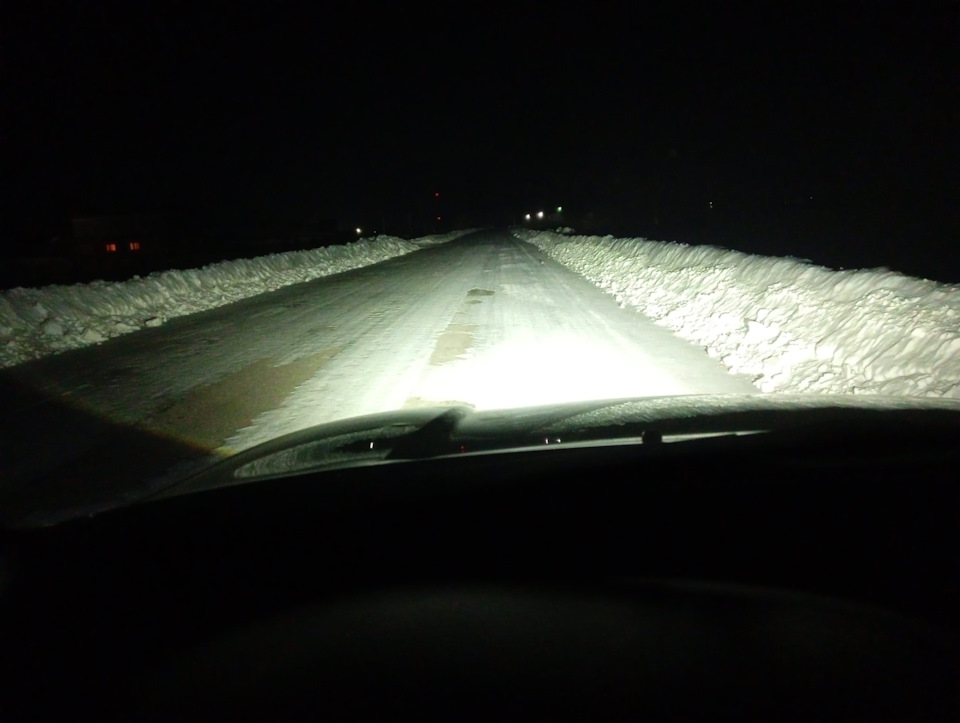 Bi-LED модули Aozoom A19. — Toyota Land Cruiser Prado 120-series, 4 л ...