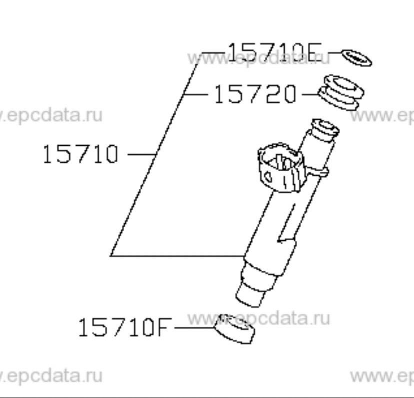 1571009300 Кольцо уплотнительное (42) : 15710-09300 SUZUKI | Запчасти ...