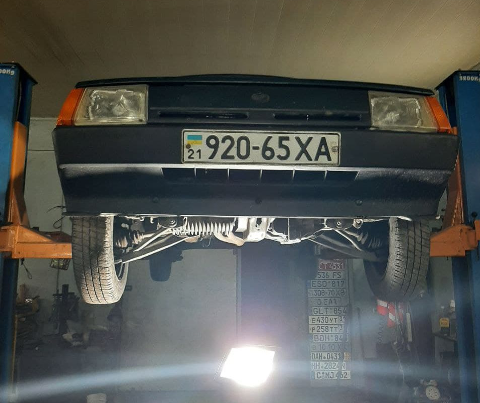 Новый Выхлоп (Штаны, резонатор, глушитель) — ЗАЗ 1102, 1,1 л, 1998 года ...