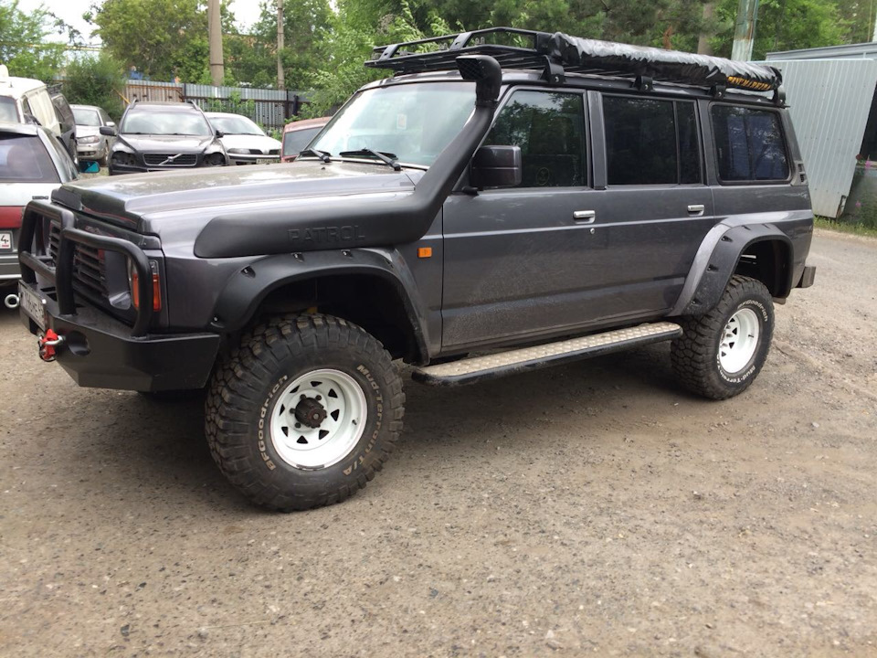 Лифт подвески РИФ 2 жёсткий — Nissan Patrol (Y60), 2,8 л, 1992 года | тюнинг | DRIVE2