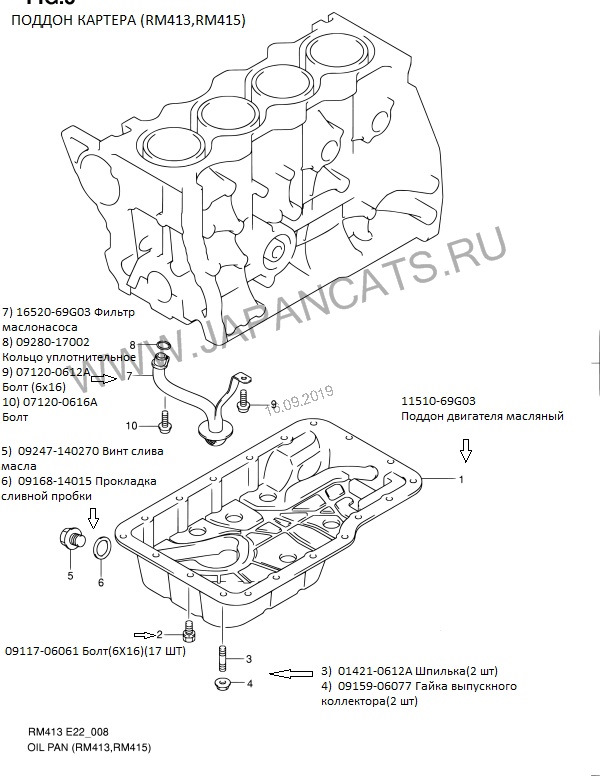 Система смазки Suzuki Ignis 2003-… — Suzuki Ignis II, 1,3 л, 2007 года ...