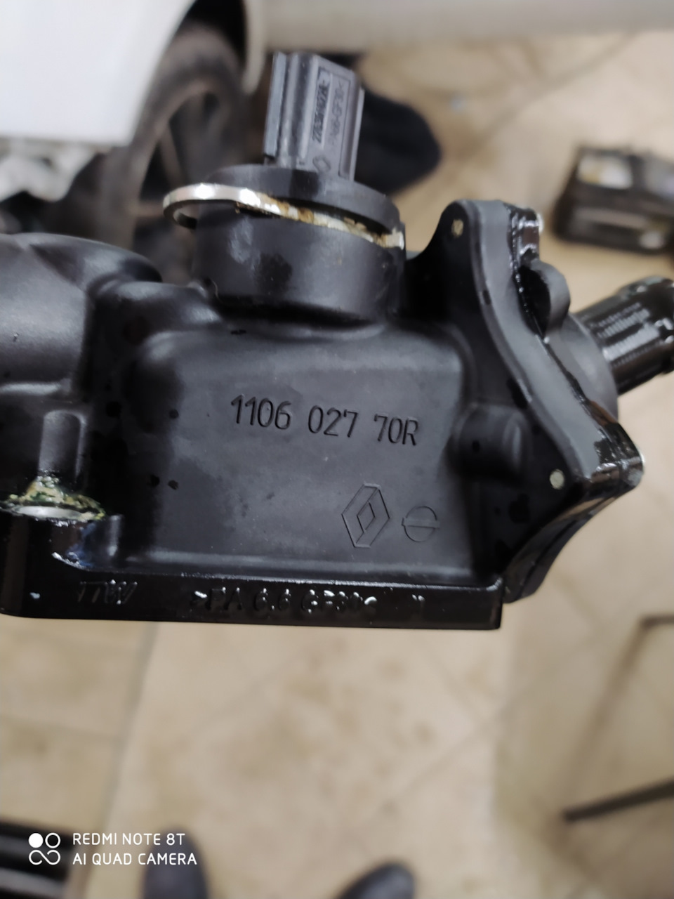 110602770R Корпус термостата RENAULT | Запчасти на DRIVE2