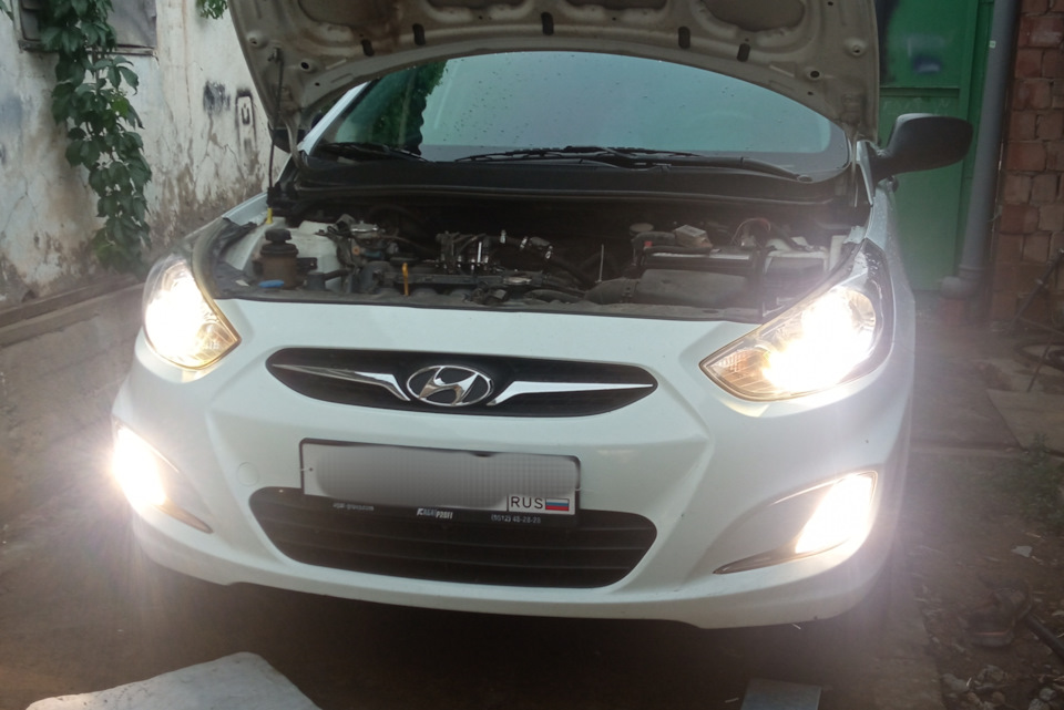 Новые стойки от AMD и немного уюта в салон — Hyundai Solaris Hatchback, 1,4 л, 2011 года ...